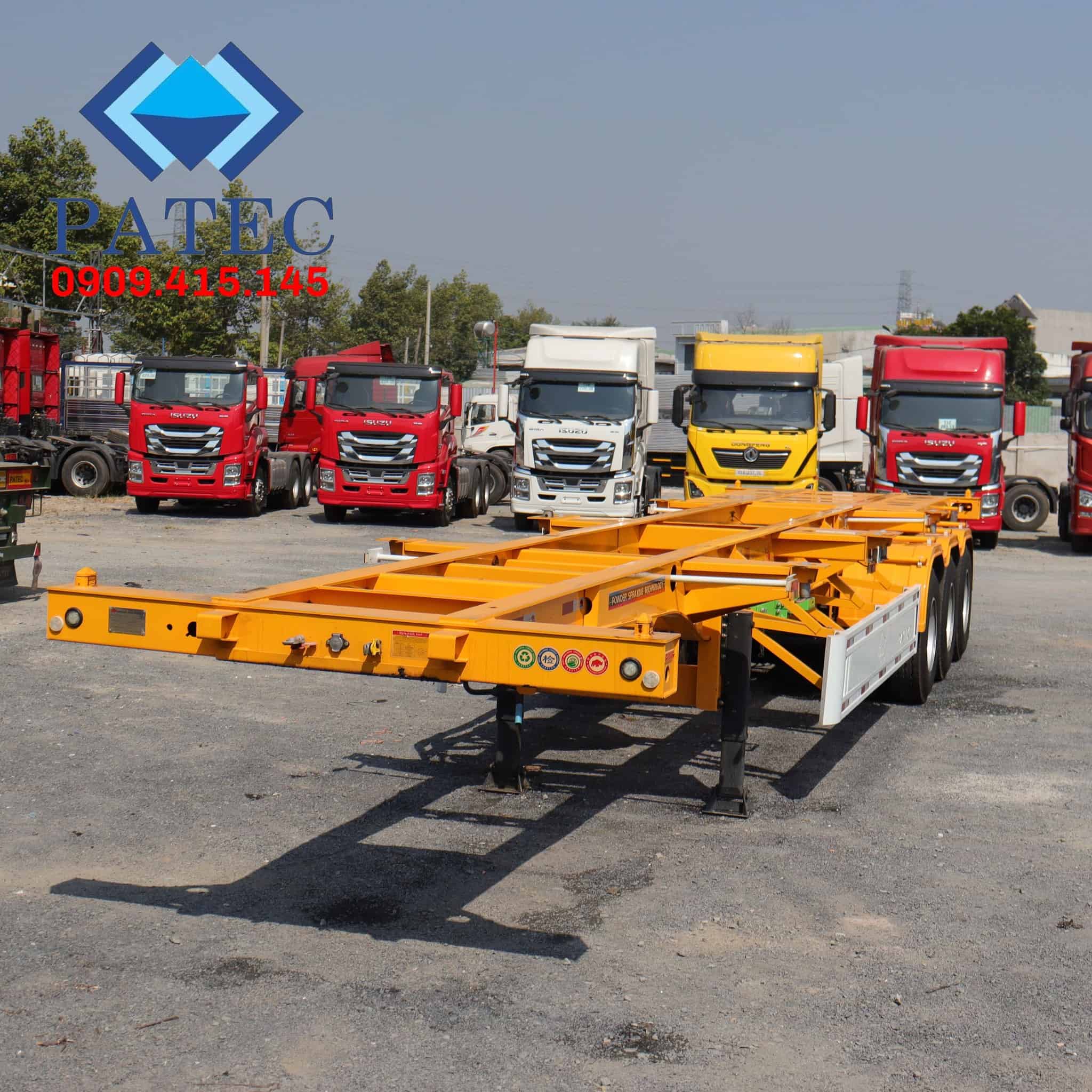 Các Loại Sơ Mi Rơ Mooc Container Phổ Biến Hiện Nay - Patec Việt Nam